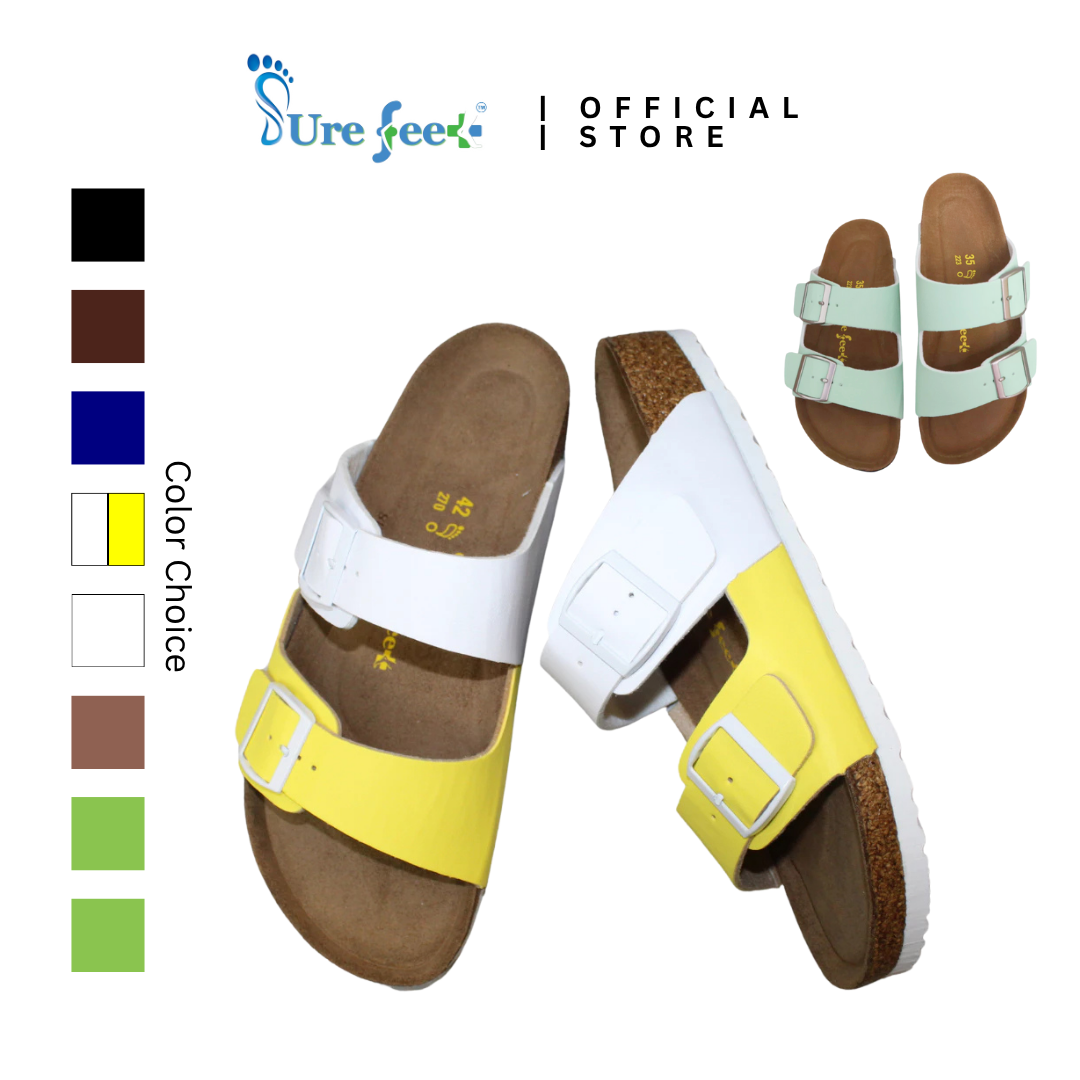 SF1003 Y.WHITE / GREEN - Sure Feet