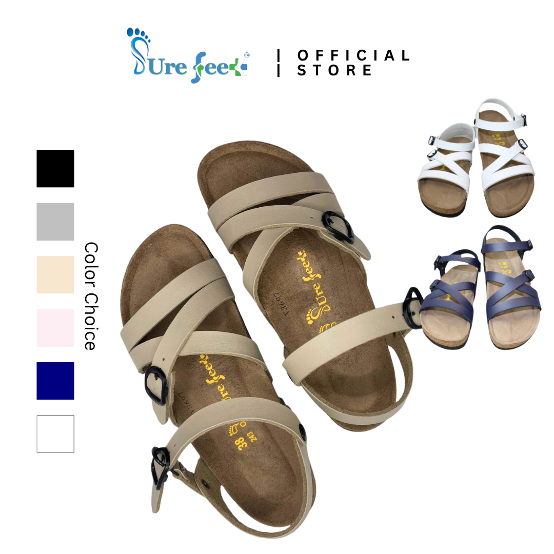 SF1008 P.WHITE/NAVY/WHITE - Sure Feet